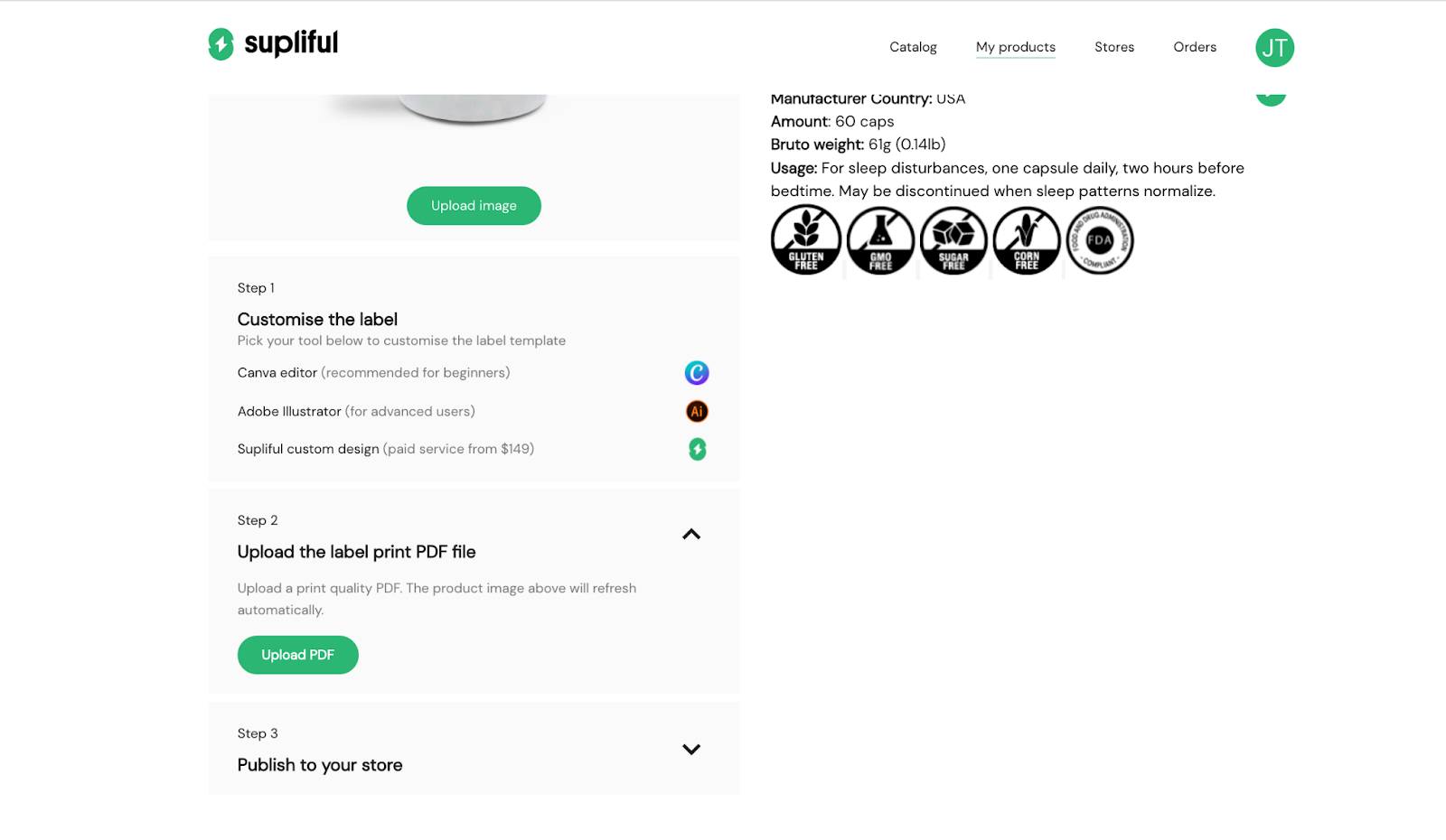 A step-by-step guide to ordering samples of Supliful products