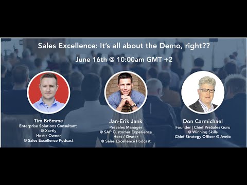 Sales Excellence: It's All About the Demo, right? | [Webinar]