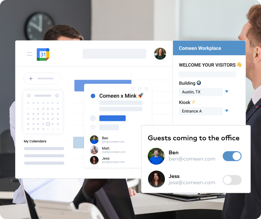 Visitor management | Comeen Workplace