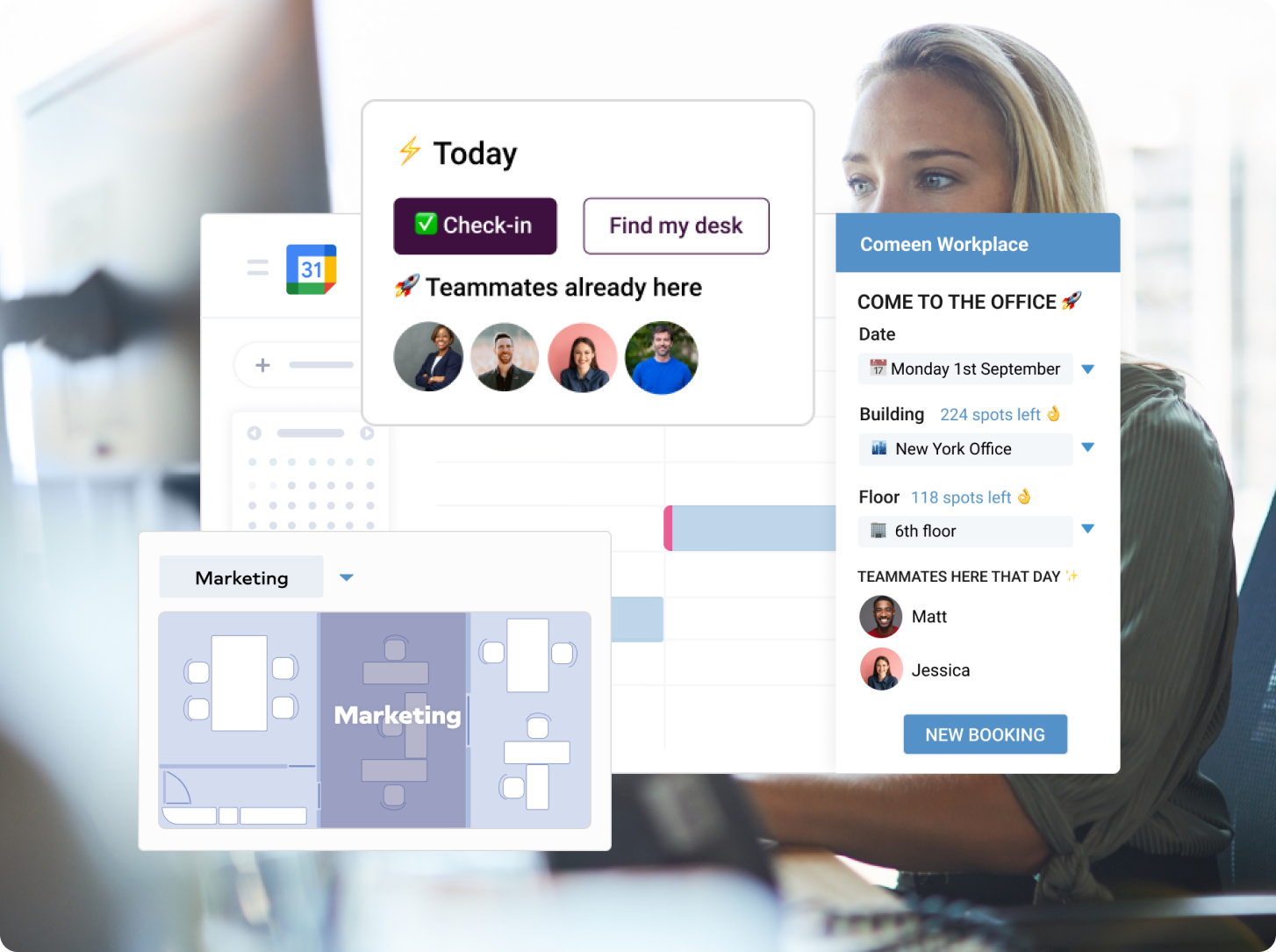 Desk booking for a better workplace | Comeen Workplace