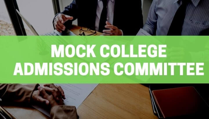 Mock College Admissions Committee from AP Guru