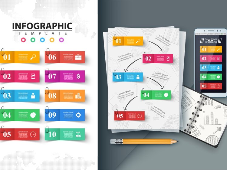 Infographic design ideas - Powerful infographics, flowcharts and pie ...