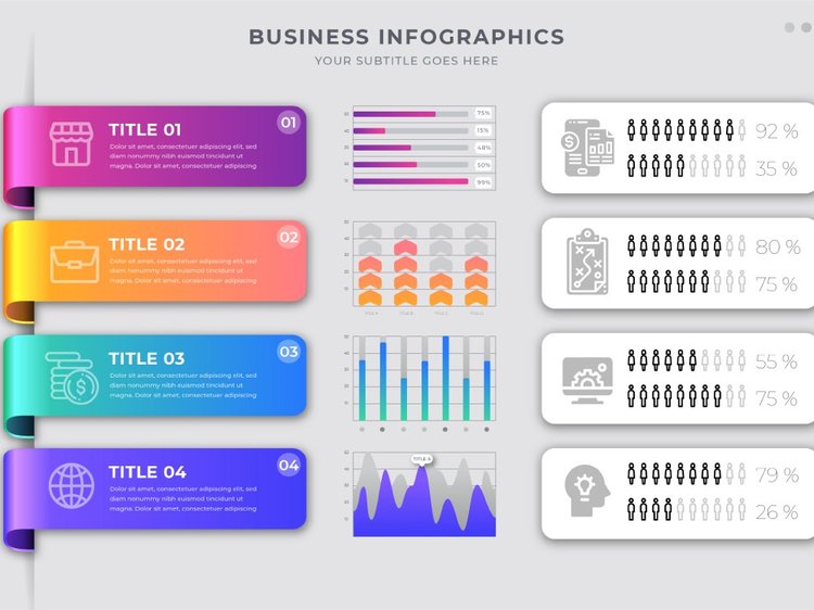 Infographic design ideas - Powerful infographics, flowcharts and pie ...