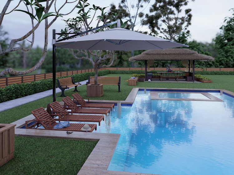 Lanscaping design ideas - Realistic Landscape 3D Rendering | Upwork