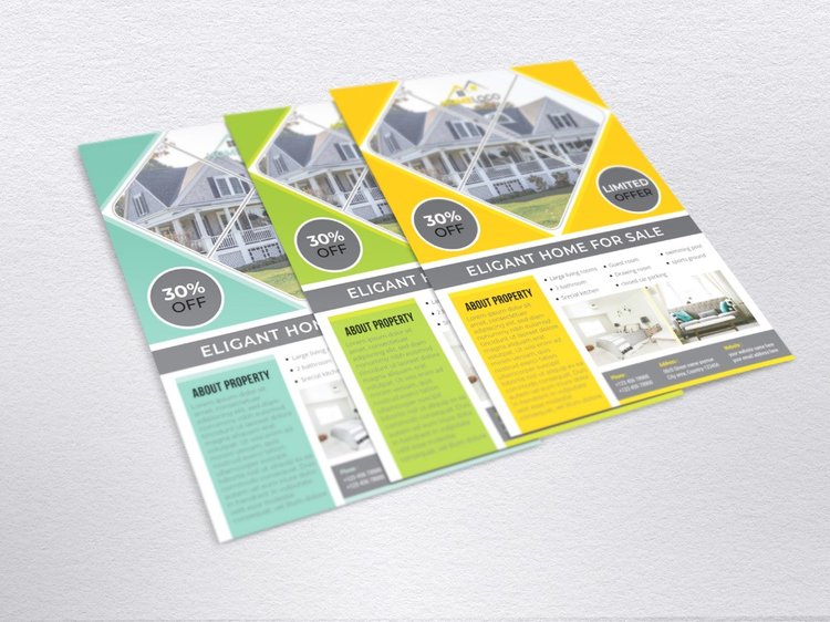 Flyer design ideas - A unique promotional real estate flyer, brochure ...