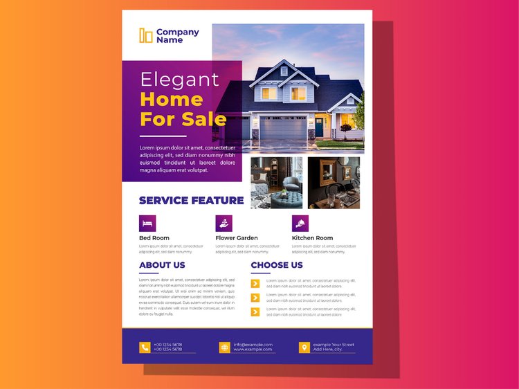 Flyer design ideas - Unique and attractive real estate flyers or poster ...
