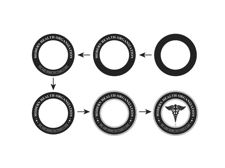 Logo design ideas - Top-notch Badge Emblem Logo, Monogram in Vintage ...