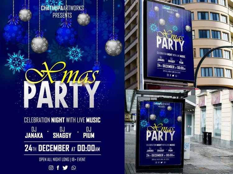 Flyer design ideas - A stylish event flyer | Upwork