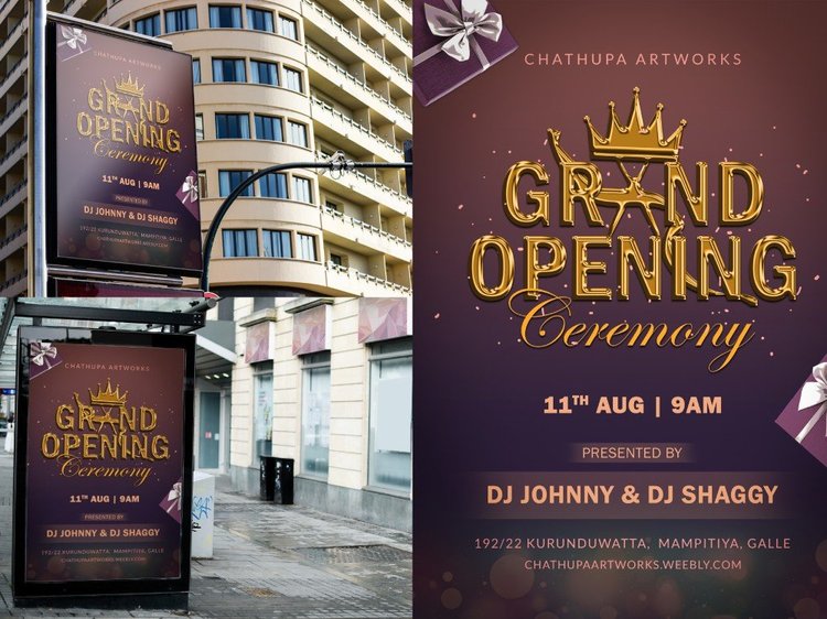 Flyer design ideas - A stylish event flyer | Upwork