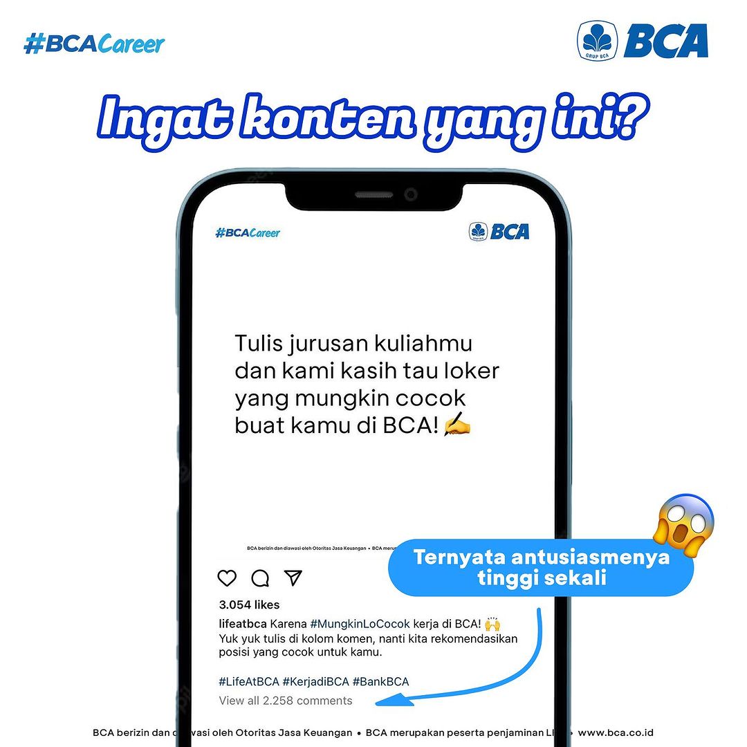 vosFoyer: Life at BCA #MungkinLoCocok
