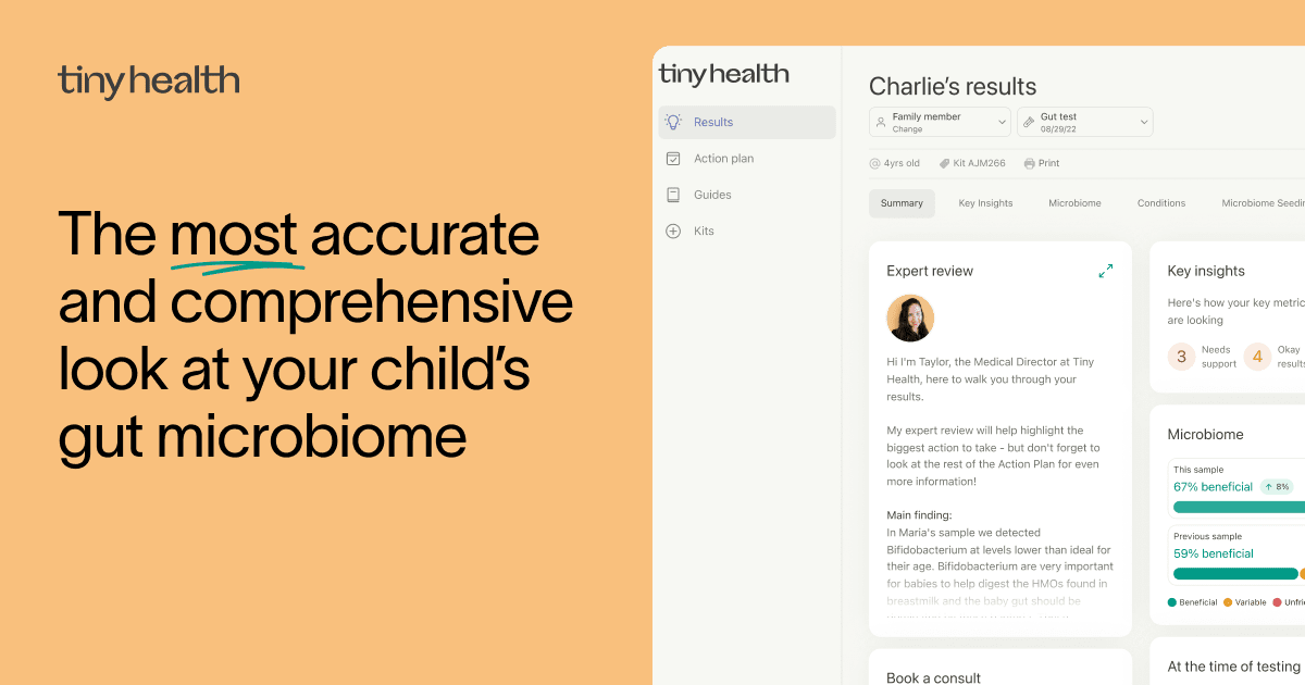 Sample Report - Child Gut Test