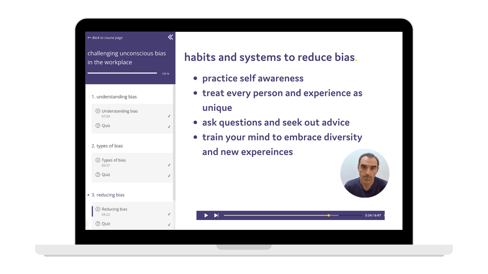 challenging unconscious bias in the workplace.