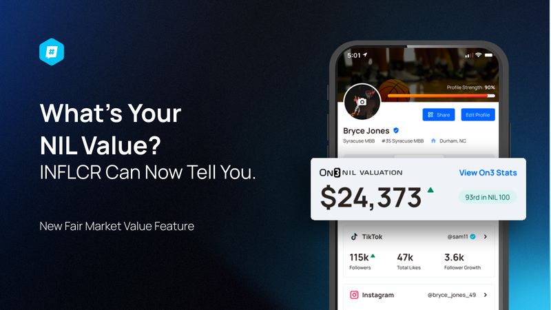 What’s Your NIL Value? INFLCR Can Now Tell You.