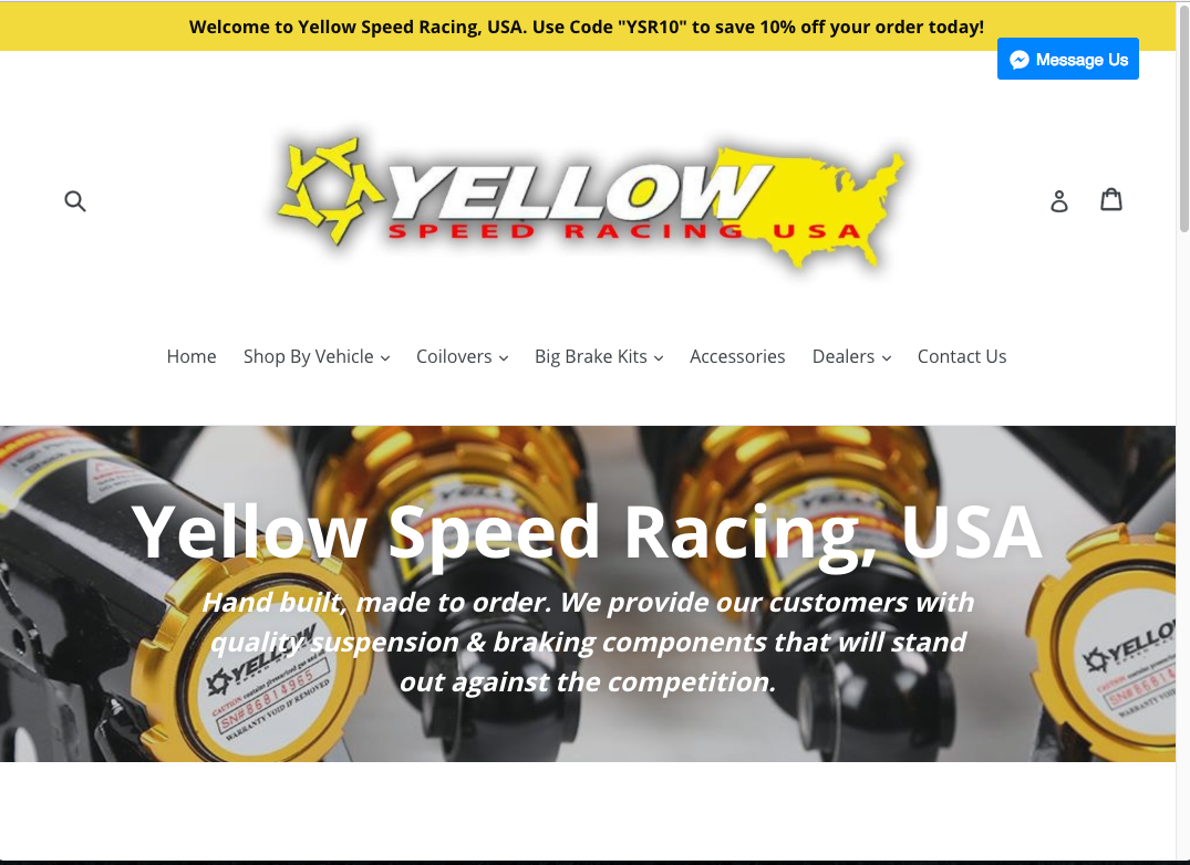 Yellow Speed Racing Sponsorship Application