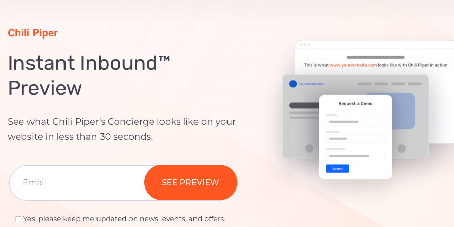 Lead Capture Form | Chili Piper