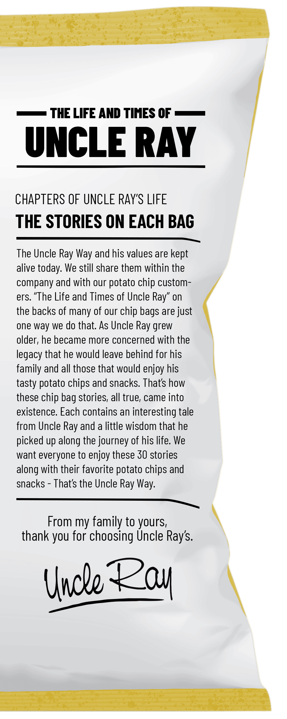 The Story Behind It All | Uncle Ray's Way