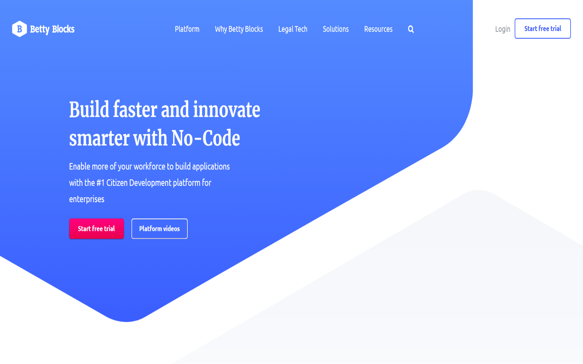 Betty Blocks - No-code/ Low-code Tool