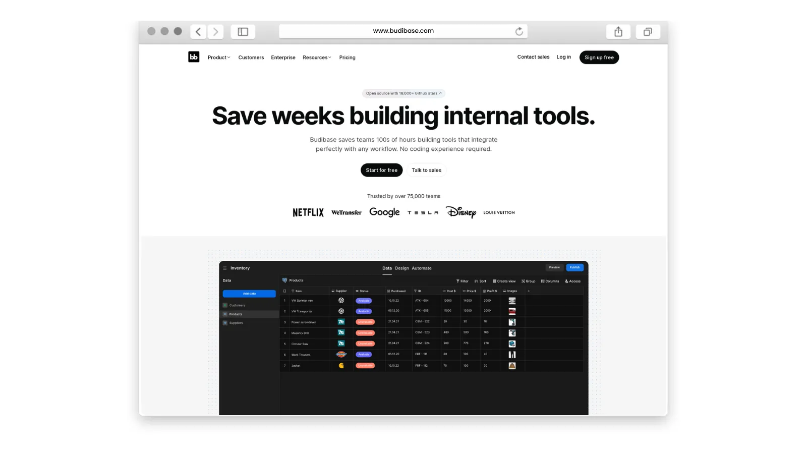 Top no-code web app builders for 2024