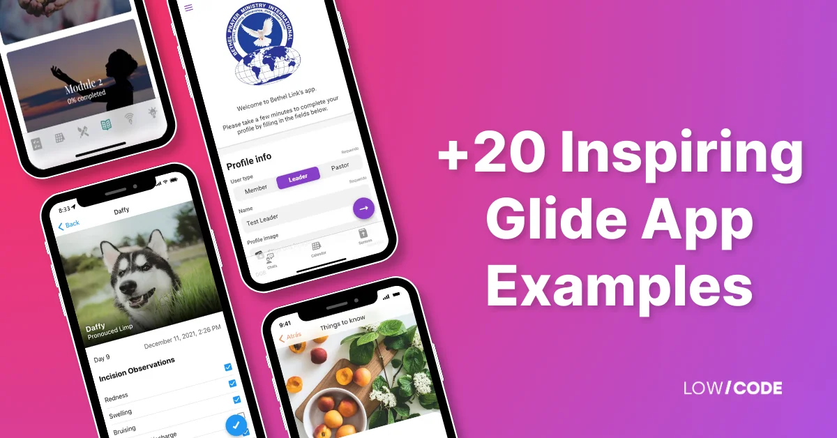 +20 inspiring Glide app examples for 2024