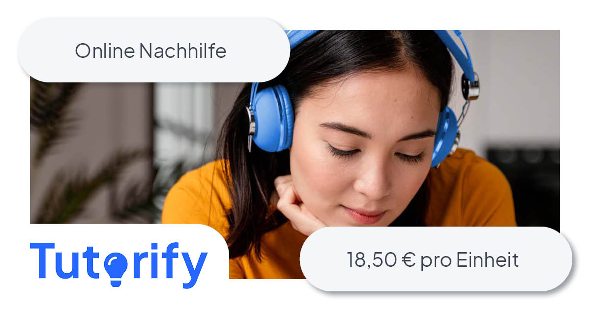 Online Nachhilfe bei Tutorify – Jetzt testen – Tutorify