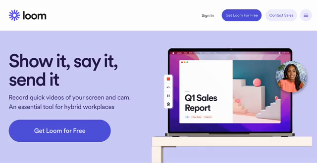 Loom (A/B Test Variant 2 | September 6, 2022) | Landing Page ...