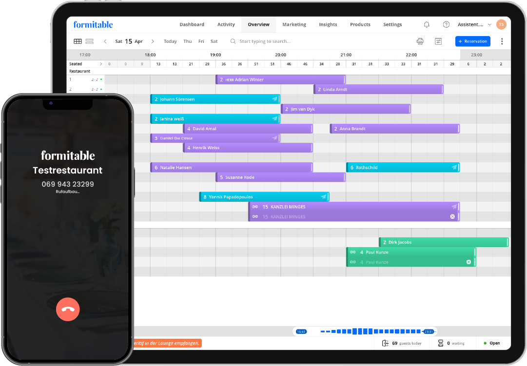 Telefonassistent für Formitable | Assistent.ai