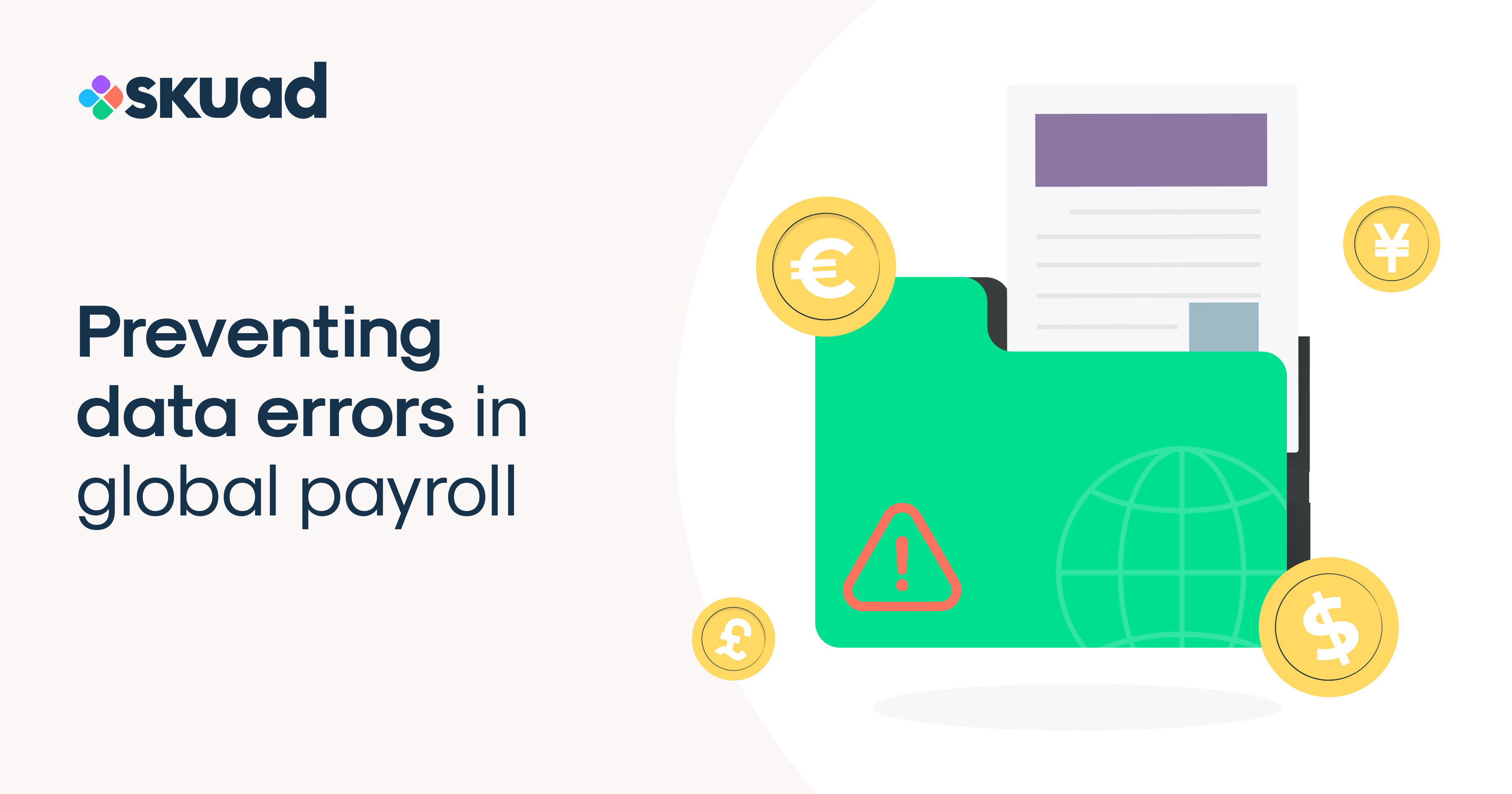 Preventing data errors in global payroll