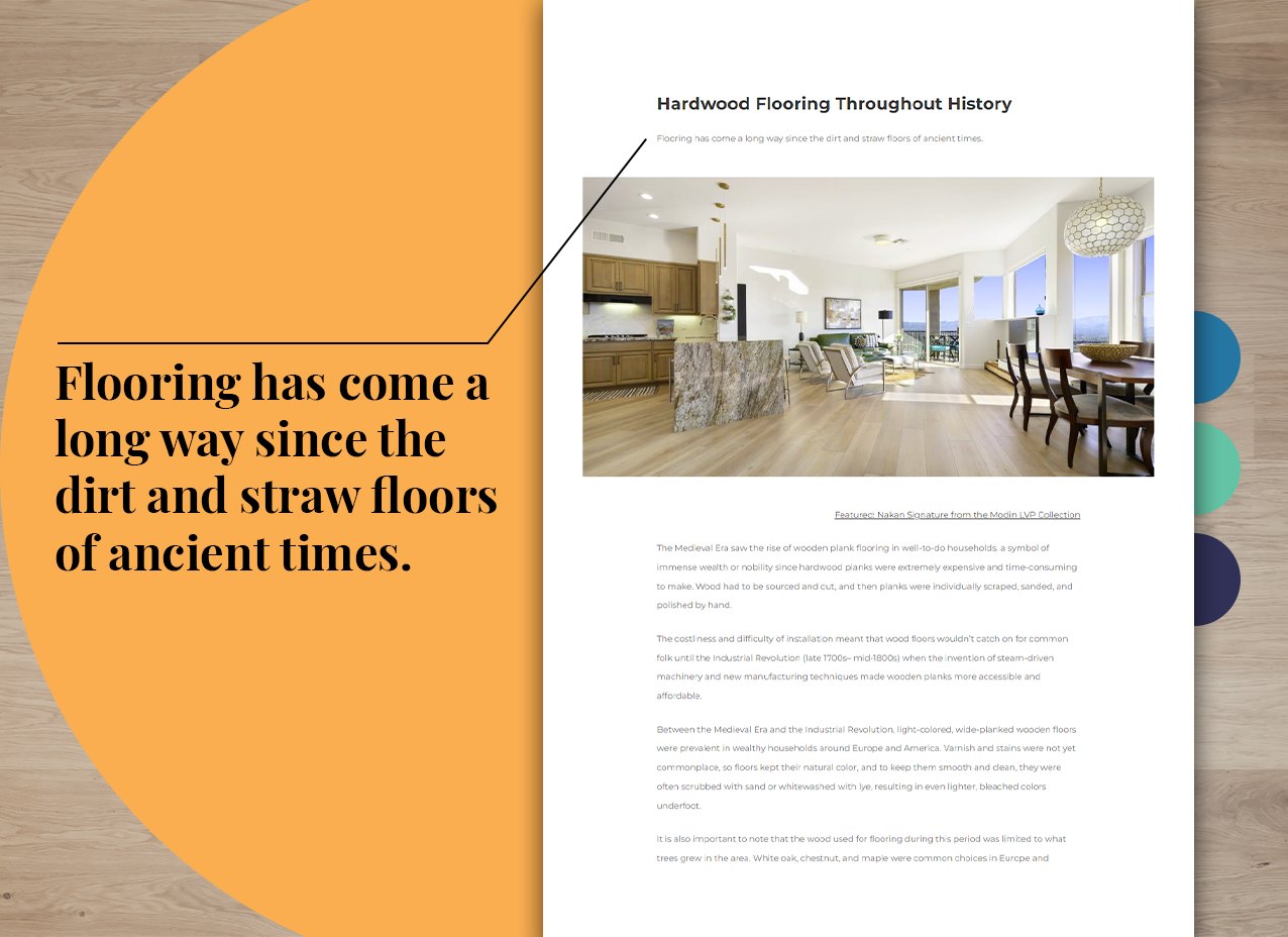 Copy & Content Writing for Flooret - Designity