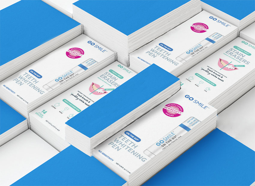 Packaging & Labels for GO SMILE - Designity