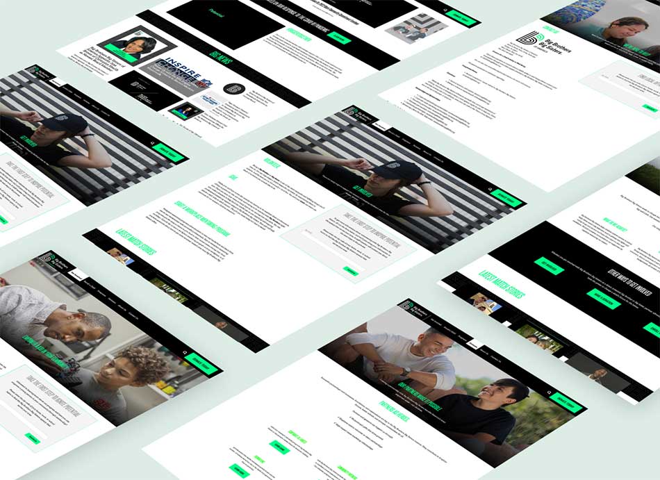 Website Design & Coding for Big Brother Big Sister - Designity