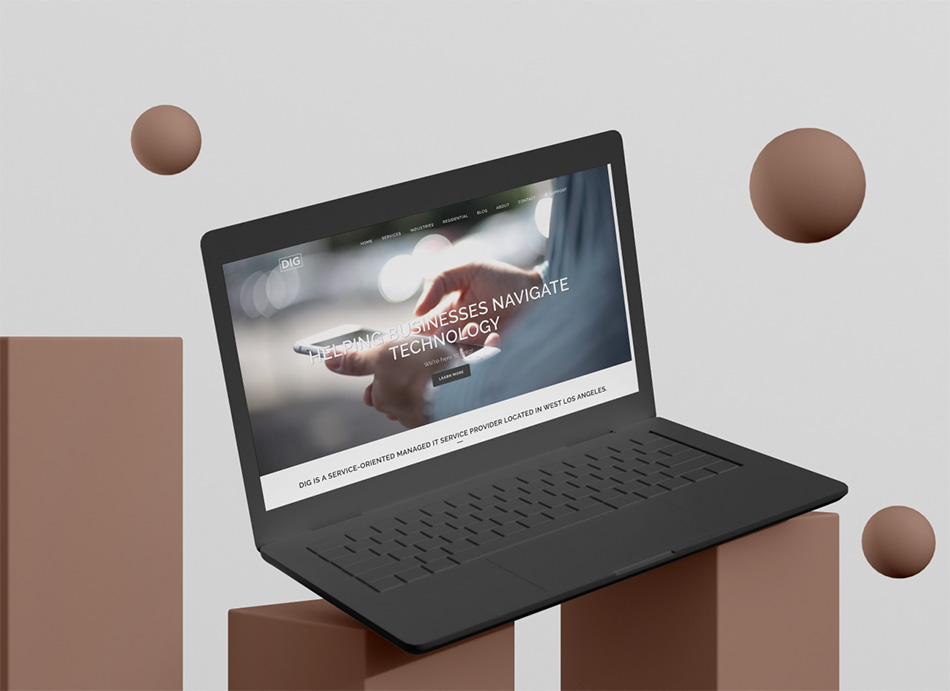 Website Design & Coding for DIG - Designity