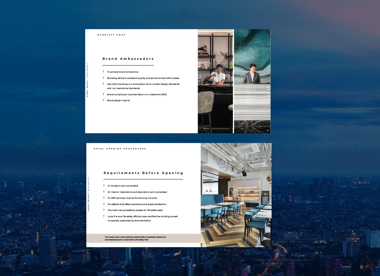 Marketing Collateral for Marriott International - Designity