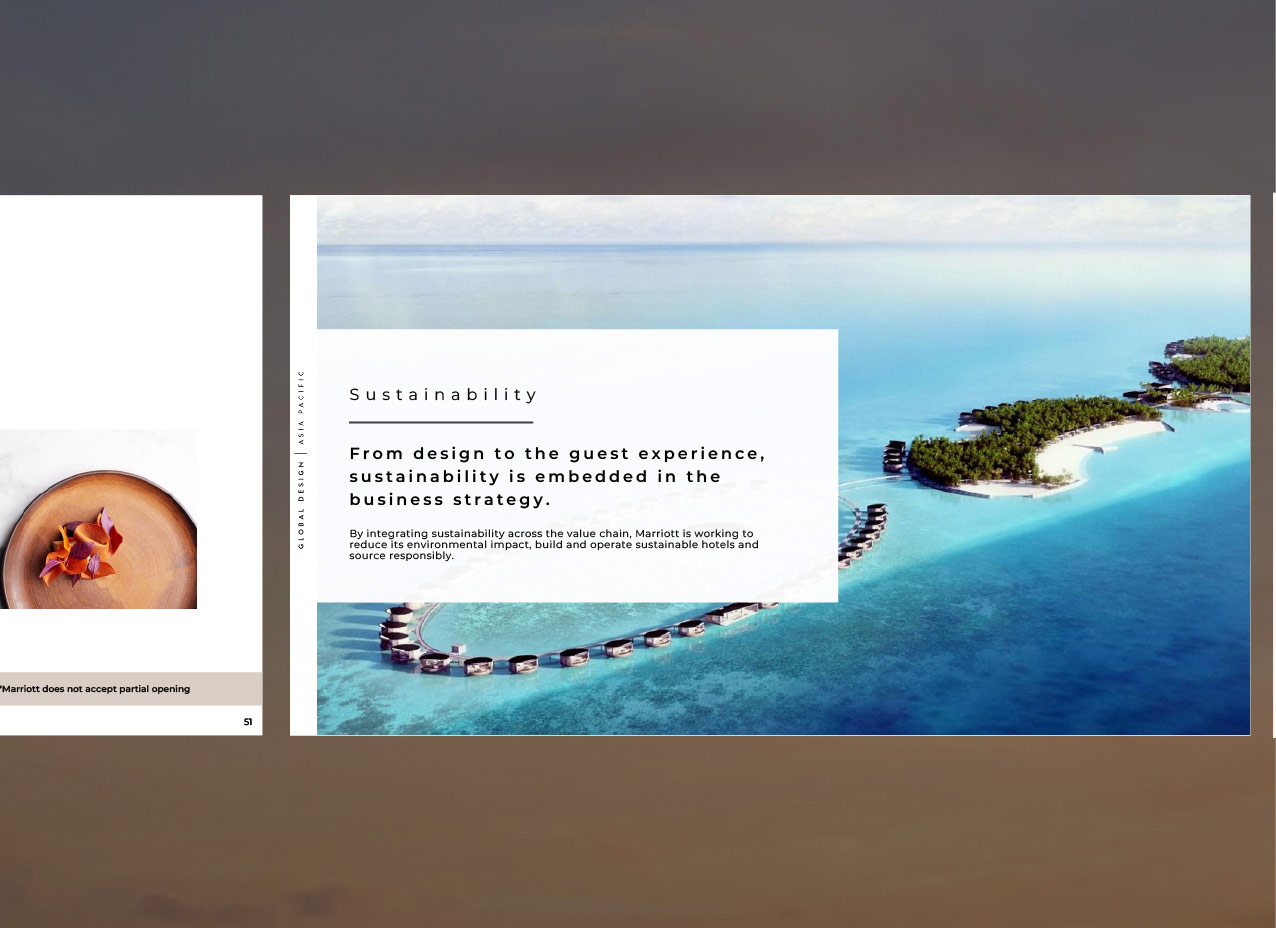 Marketing Collateral for Marriott International - Designity