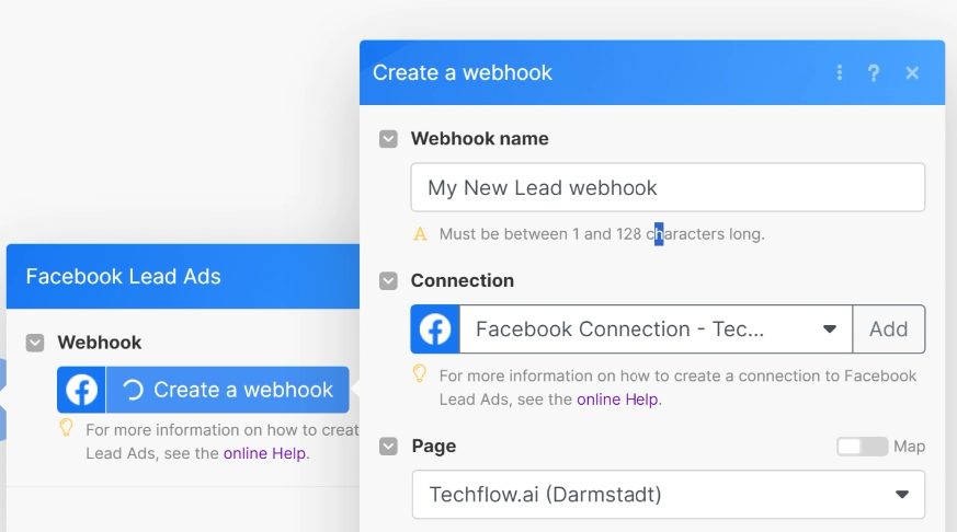 Integrate Facebook Leads with your CRM System - Techflow AI
