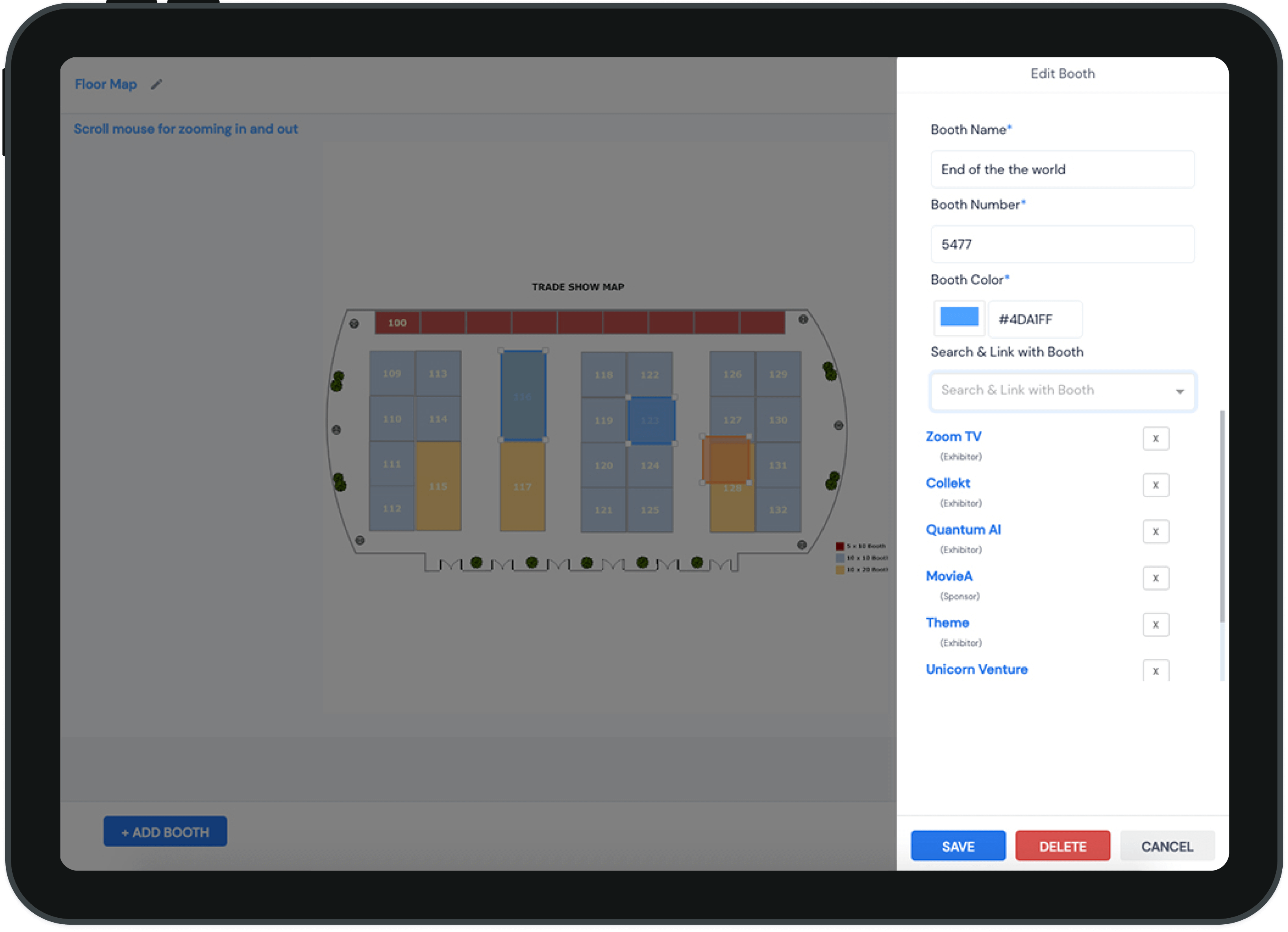 Create Interactive Floor Plan with Eventify Event Site-Map Maker