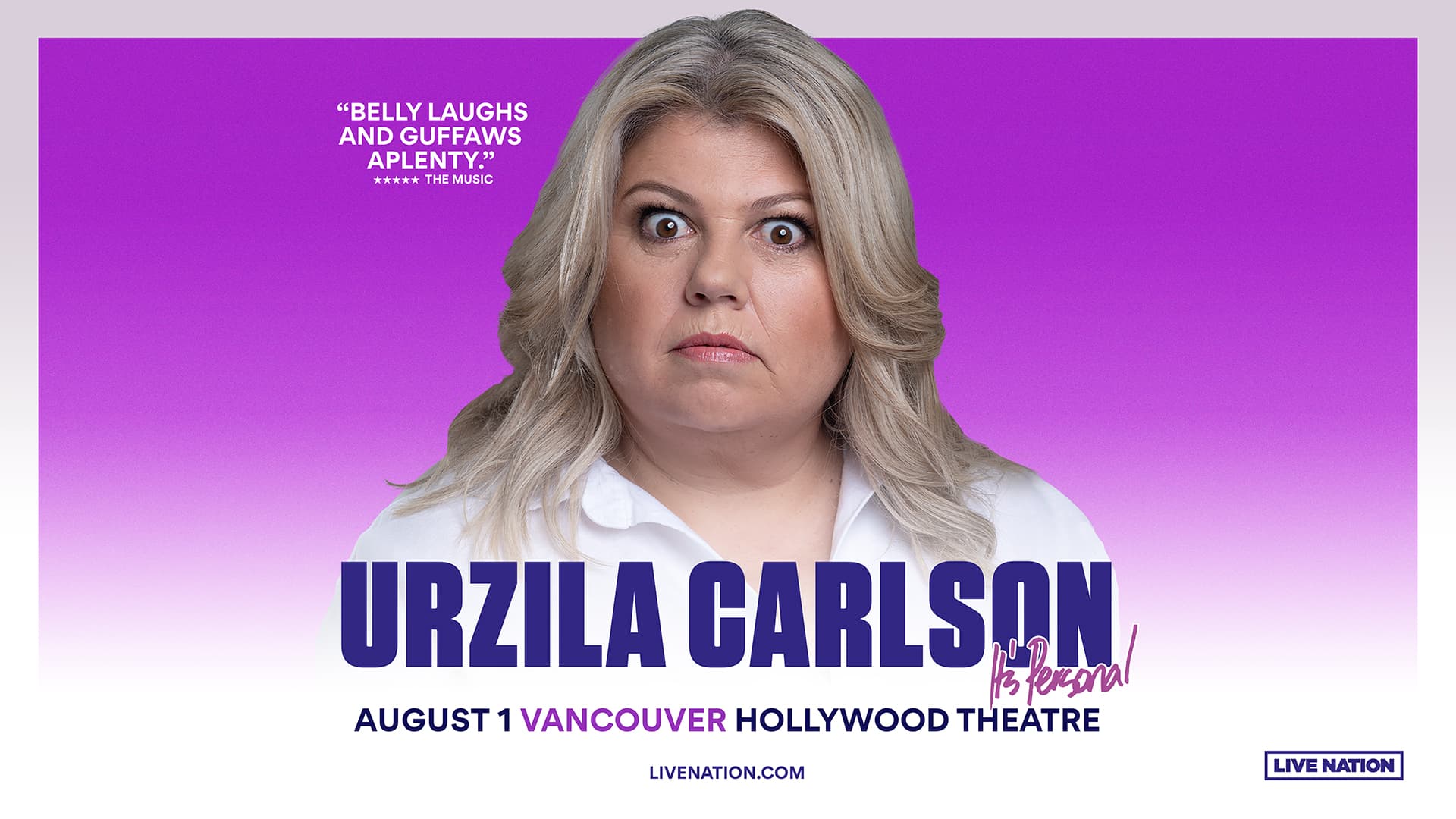 Urzila Carlson - It's Personal at Hollywood Theatre