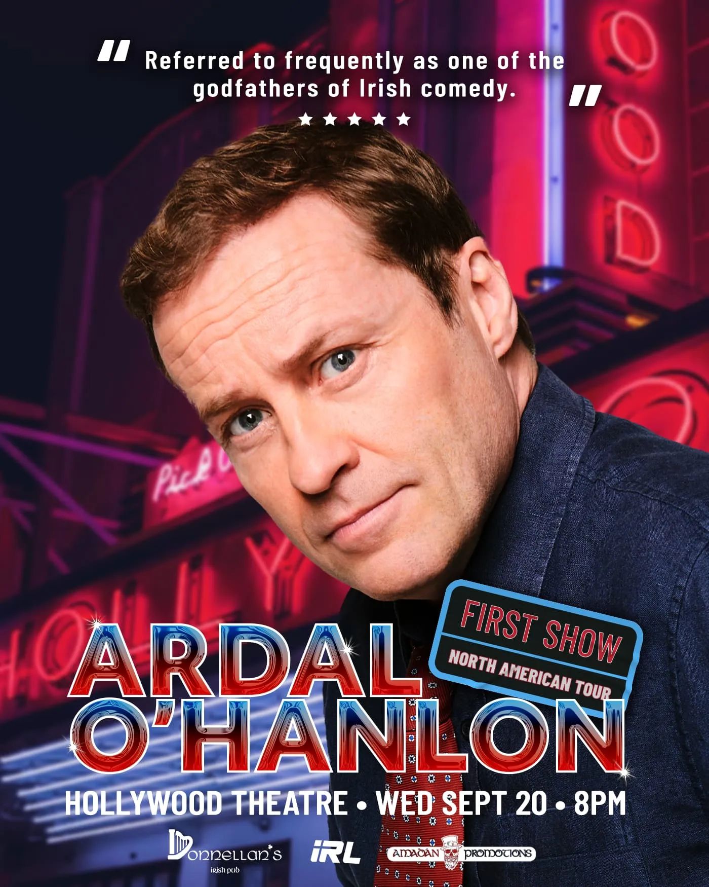 Ardal O'Hanlon LIVE at Hollywood Theatre