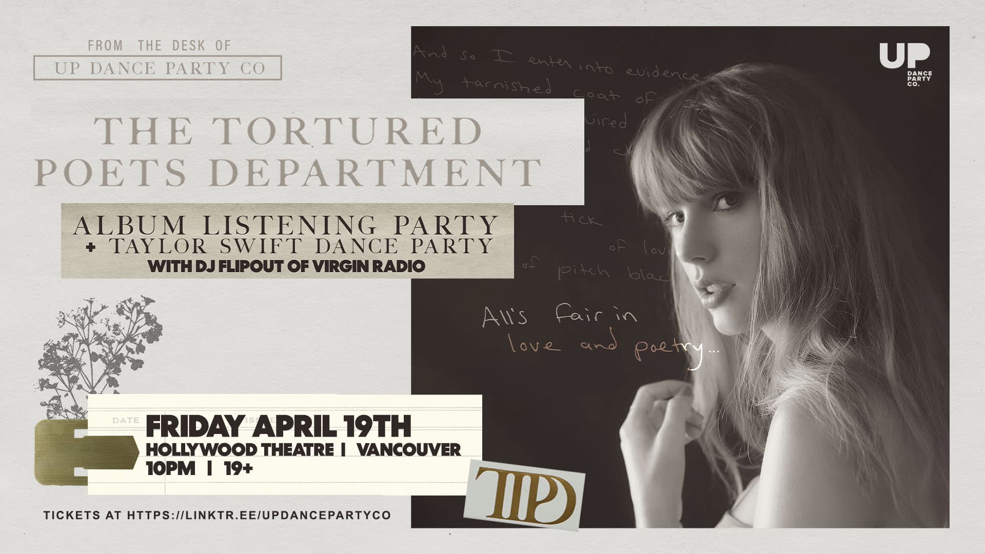 The Tortured Poets Department: Listening Party + Taylor Swift Dance ...