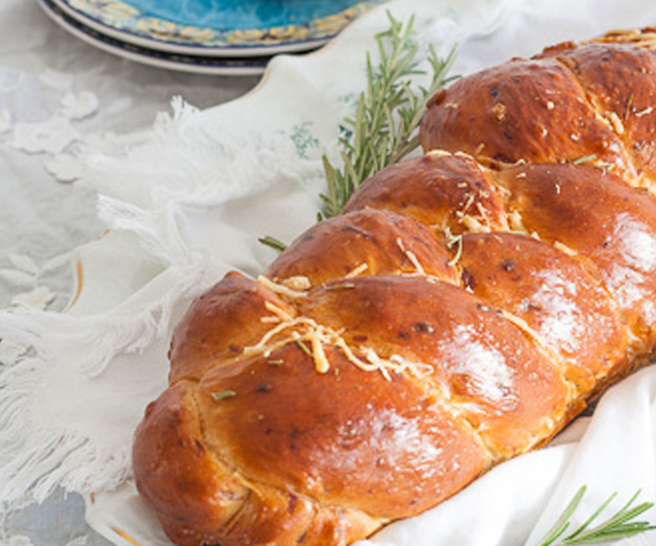 Rosemary-Parmesan Challah | Evite