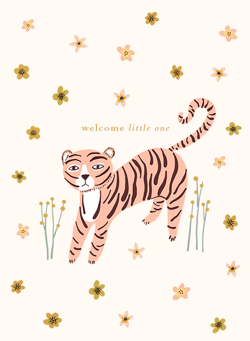 Wild Welcome Card Evite
