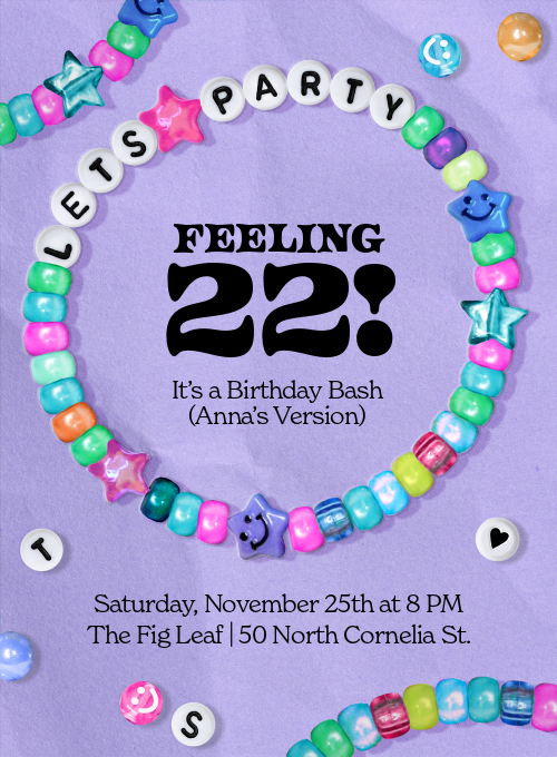 Friendship Bracelet | Evite