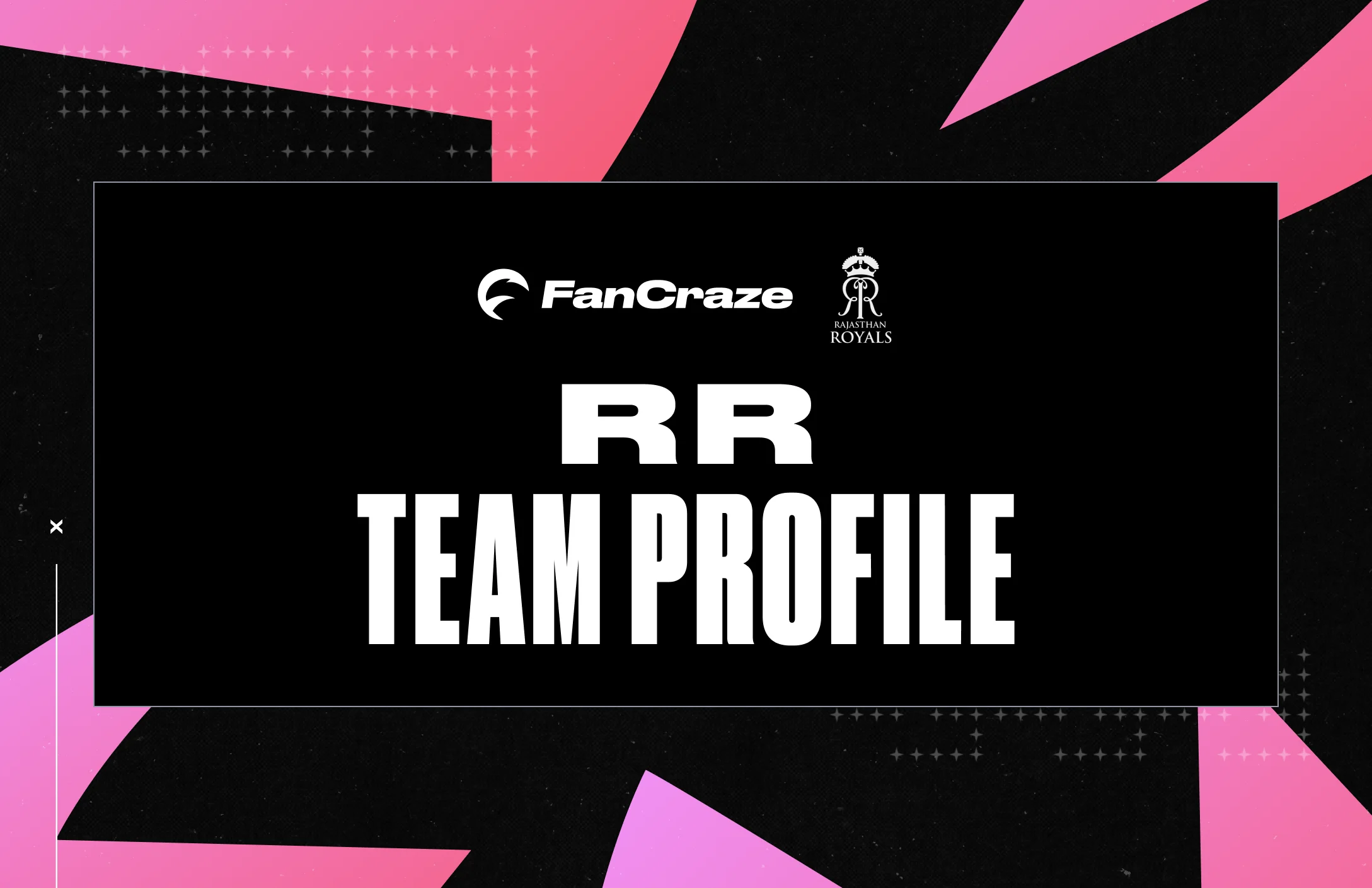 RR Team Profile | 2024 Indian T20 League | FanCraze