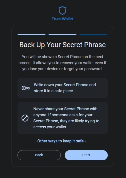How to Create a Trust Wallet? | Bitskwela
