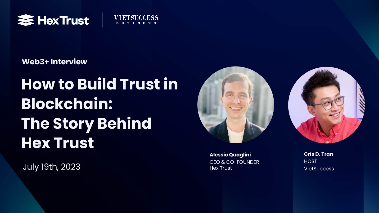 How to Build Trust in Blockchain: The Story Behind Hex Trust | Hex Trust