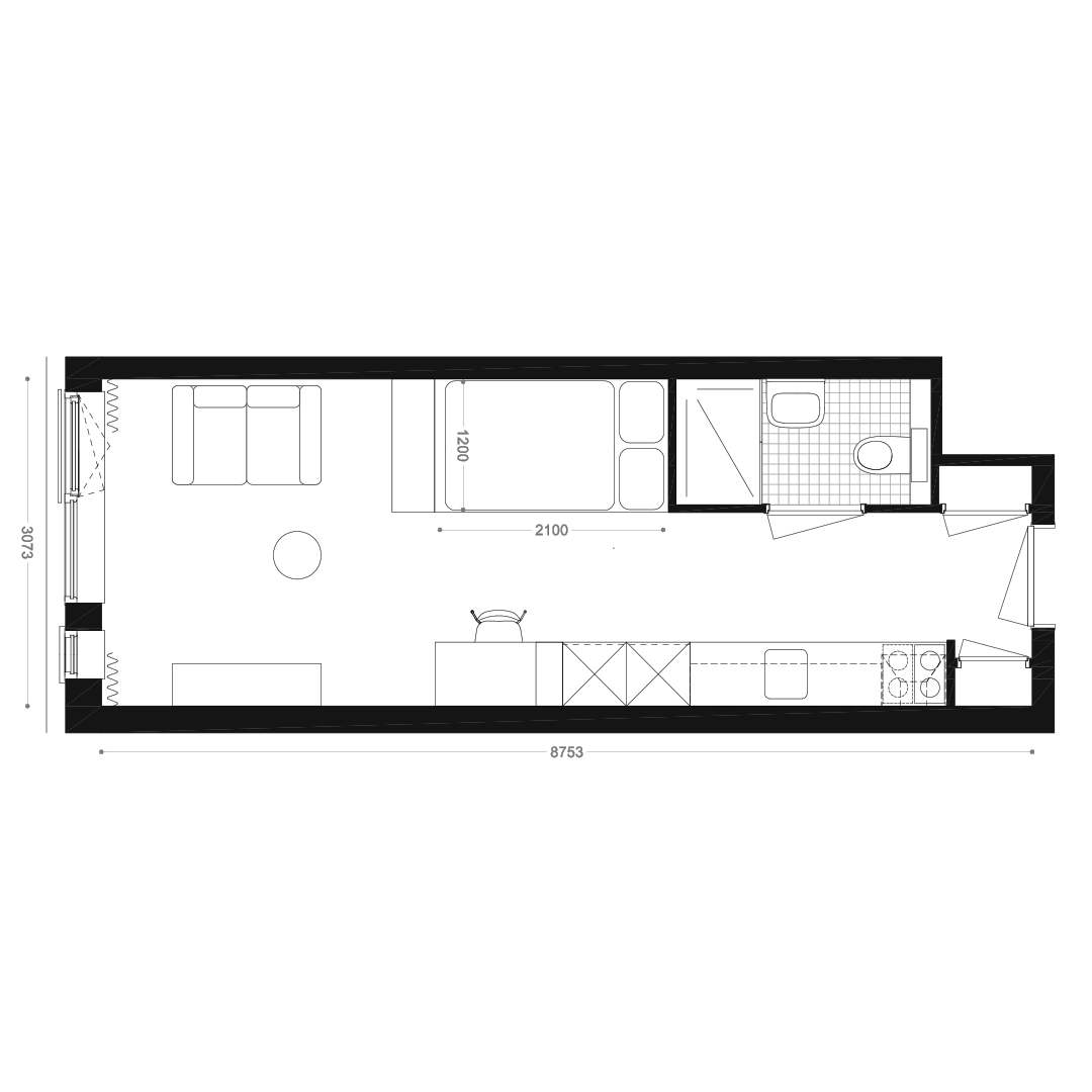 Gemeubileerde Studio te huur | OurDomain Rotterdam Blaak