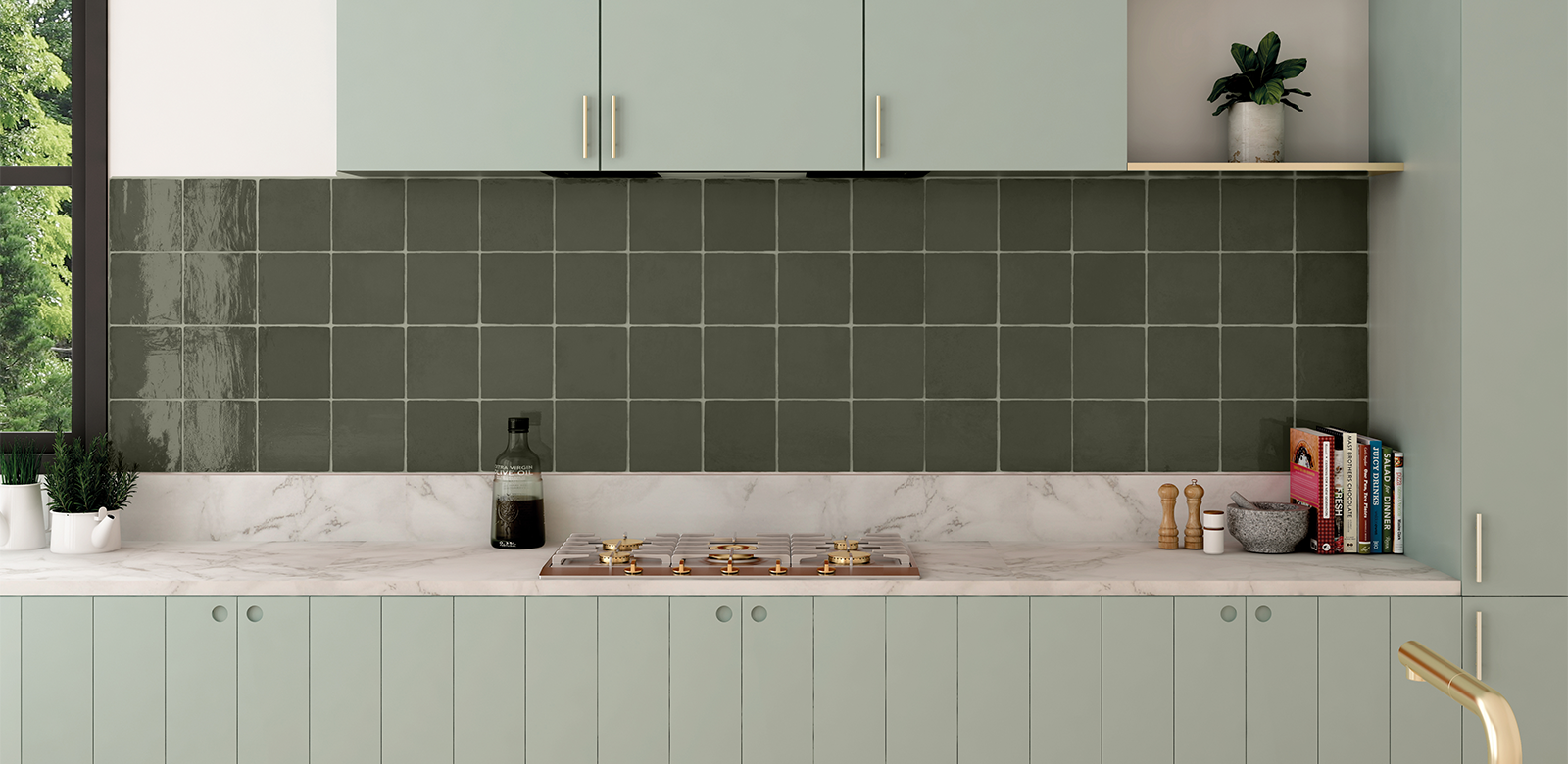 Monterrey Tile Company - Shop La Riviera Botanical Green products today!