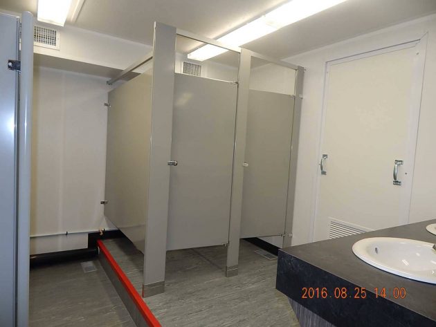 New 12’ ft. x 28’ ft. Skid Self-Contained Lavatory