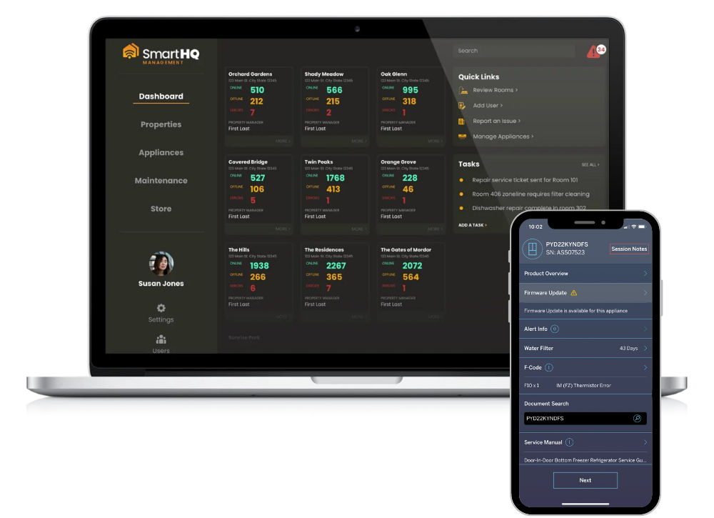 Appliance Management Solution | SmartHQ Pro