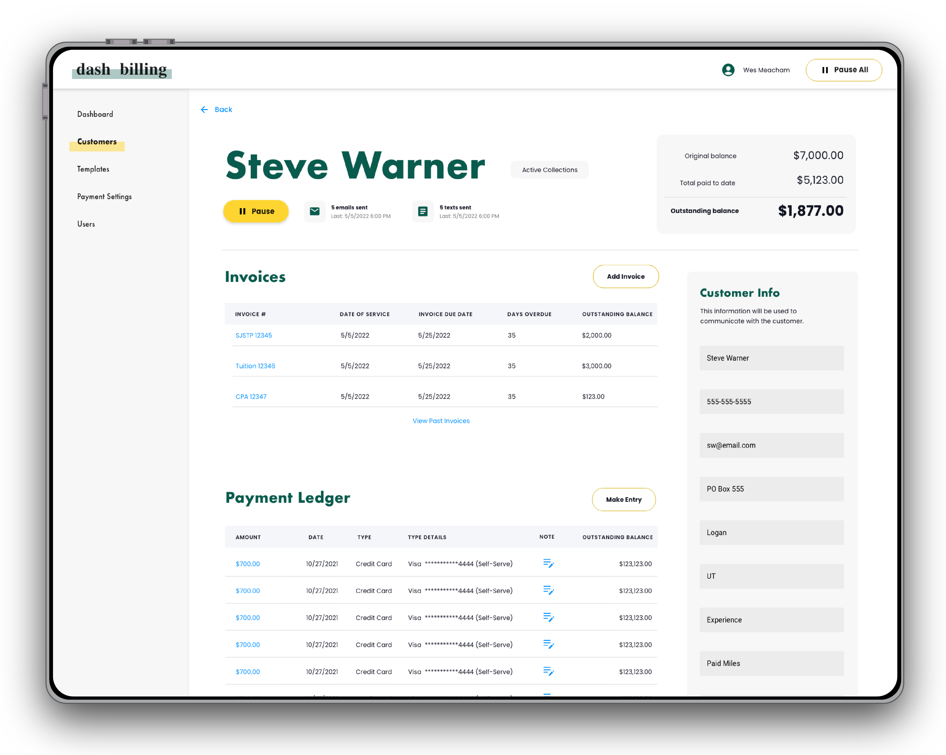 Automated Debt Collection Software - Dash Billing
