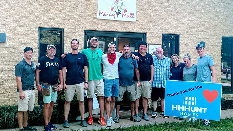 HHHunt Homes Helps Renovate Mercy Mall